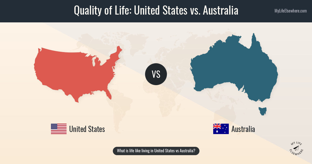 United States compared to Australia