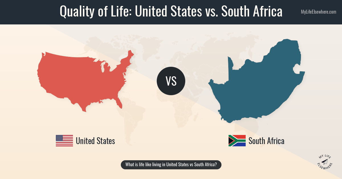 United States compared to South Africa
